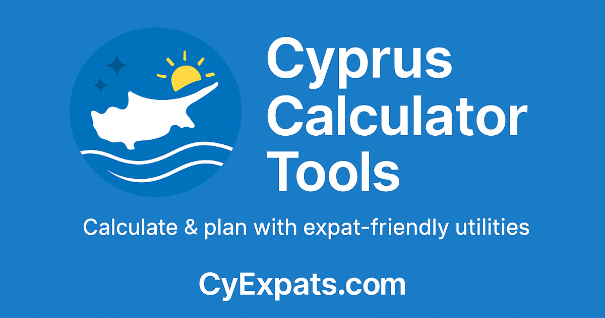 Cyprus Electricity Bill Calculator (EAC) | cyexpats.com